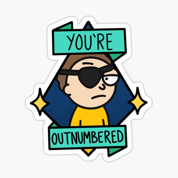 Evil Morty Stickers | Redbubble