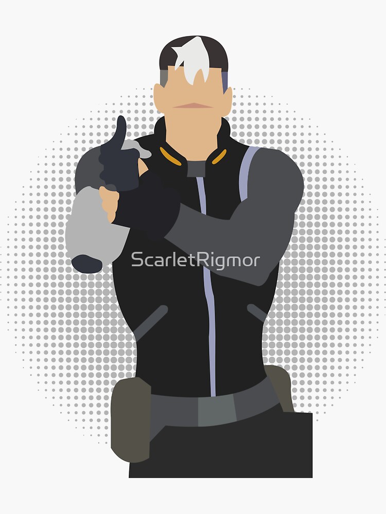 "Shiro "BLAM BLAM BLAM" || Voltron Legendary Defenders" Sticker by ...