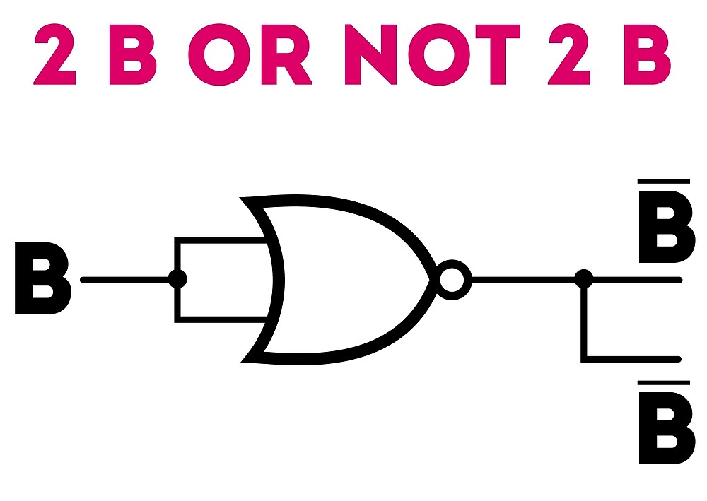"2B OR NOT 2B" by Gianni A. Sarcone | Redbubble