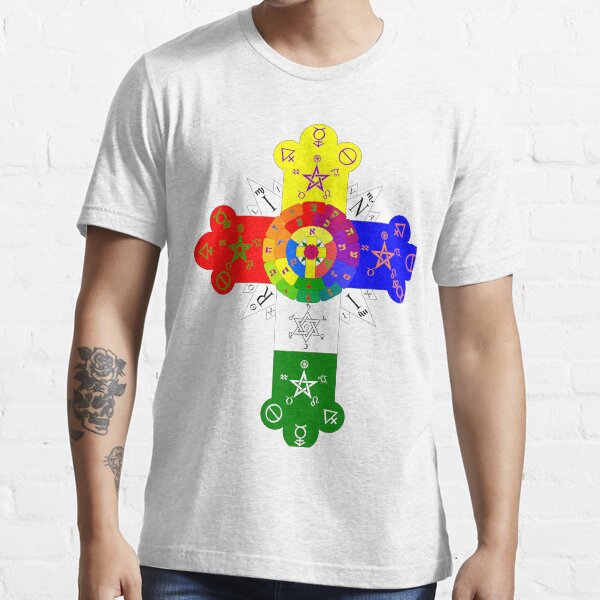 "Golden Dawn Thelemic Rose Cross Lamen" T-shirt for Sale by ...