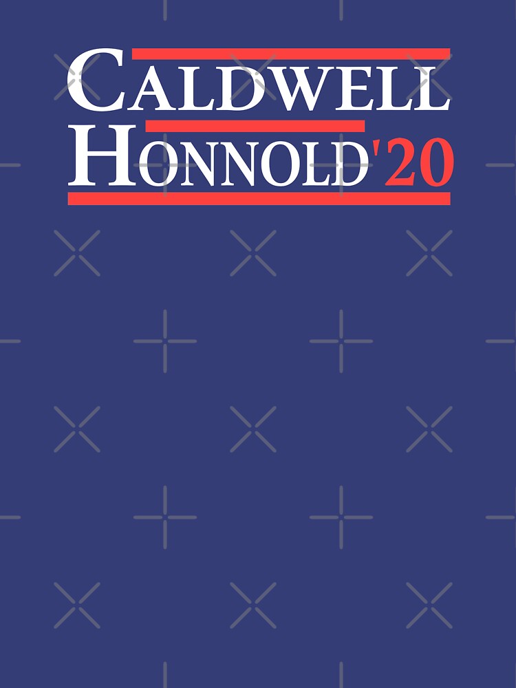 "Caldwell Honnold 2020" T-shirt for Sale by esskay | Redbubble ...