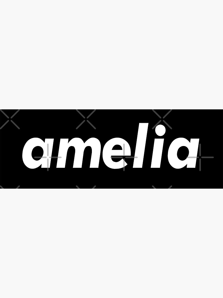 "Amelia My Name is Amelia! " Sticker for Sale by ProjectX23 | Redbubble