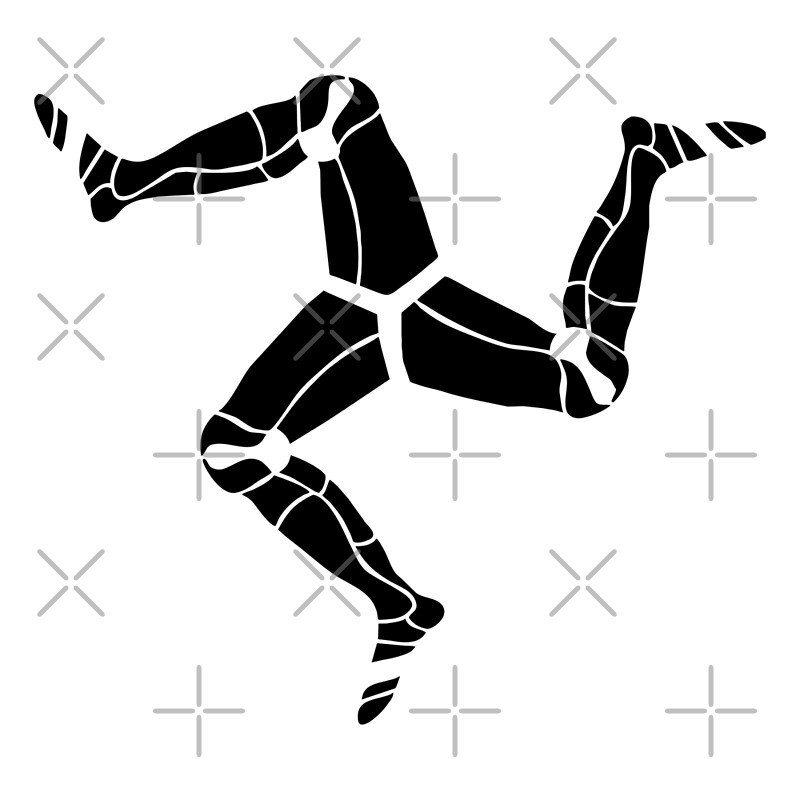 "3 legs of Man, Isle of Man symbol" by tribbledesign | Redbubble