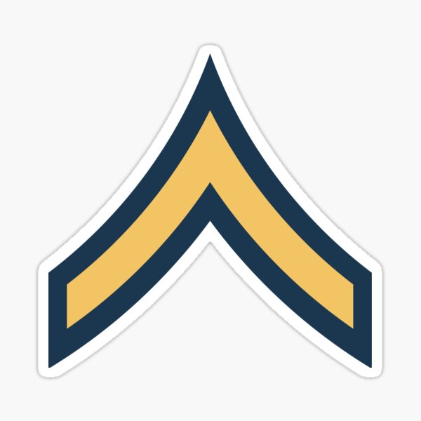 "Army Private Insignia" Sticker for Sale by ArgosDesigns | Redbubble