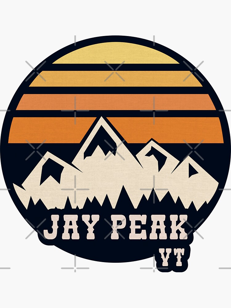 "Jay Peak Vintage" Sticker for Sale by tjbrock2 | Redbubble