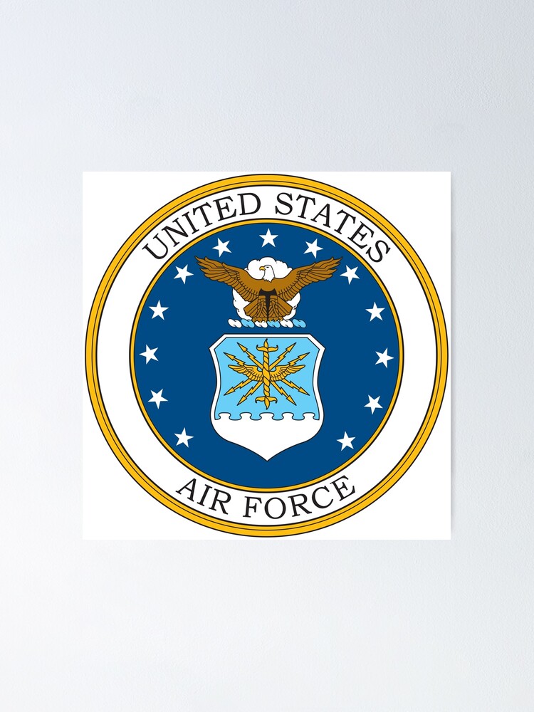 "United States Air Force USAF Service mark" Poster for Sale by ...
