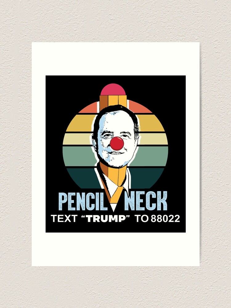 "PENCIL NECK SCHIFF" Art Print by miomimi861 | Redbubble