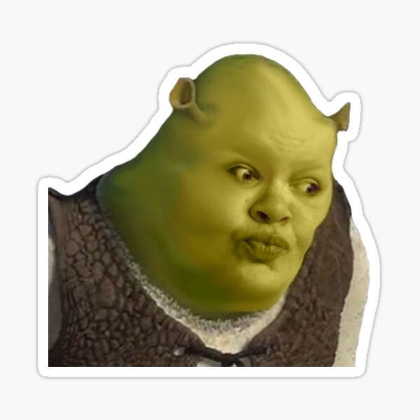 "Shrek?" Sticker by mayrier | Redbubble
