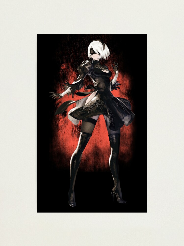 "Nier Automata: 2B Design" Photographic Print by Persona- | Redbubble