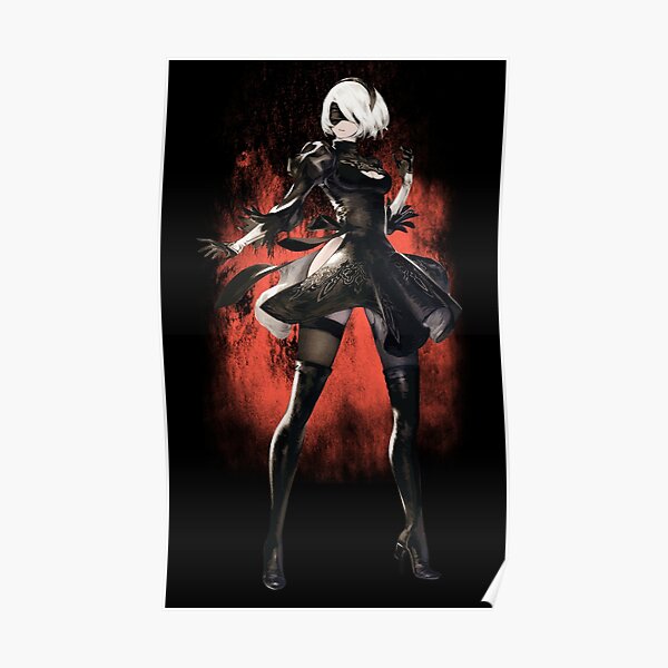"Nier Automata: 2B Design" Poster by Persona- | Redbubble