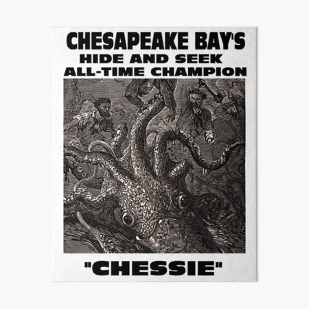 "Chessie Sea Monster Chesapeake Bay" Art Board Print by baybranded ...
