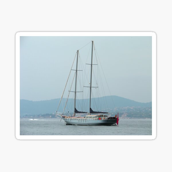"Yacht" Sticker for Sale by tomg | Redbubble