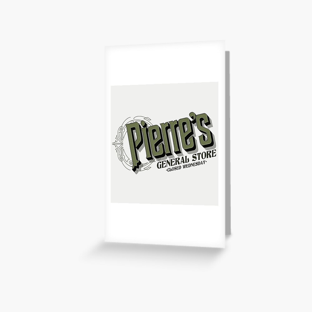 "Pierre's General Store Logo | Stardew Valley Logo" Greeting Card by ...