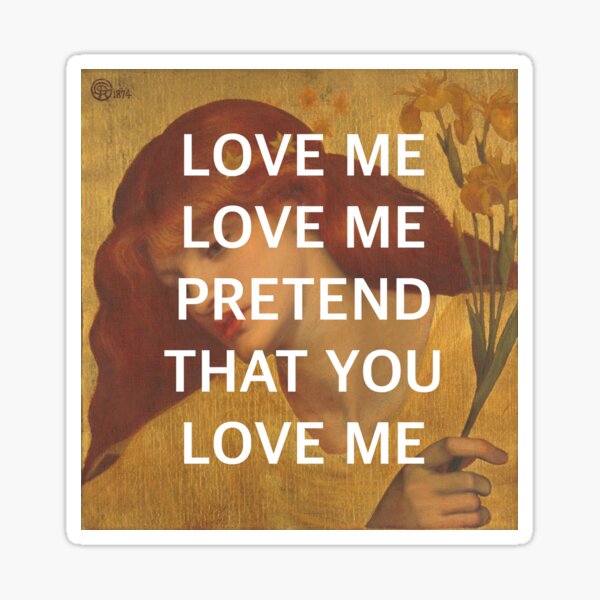 "Rossetti's Lovefool" Sticker for Sale by veronica1989 | Redbubble