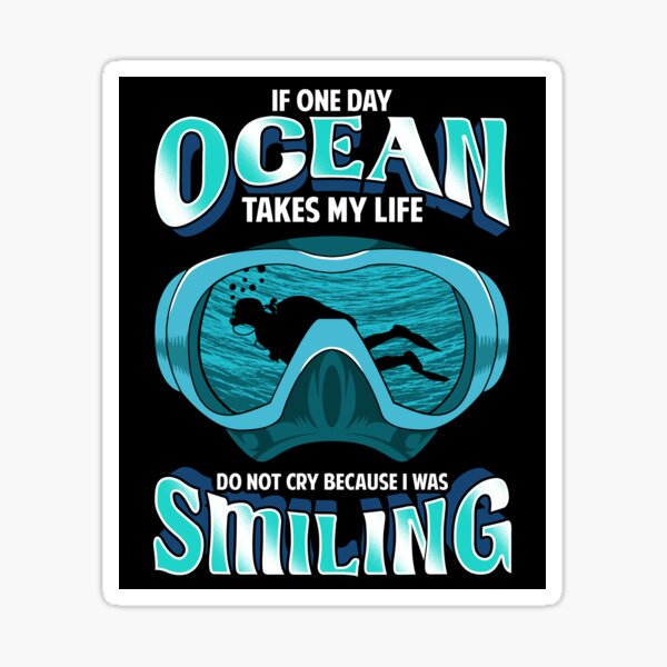 "Scuba Diver Quote Scuba Diving" Sticker for Sale by inkedtee | Redbubble
