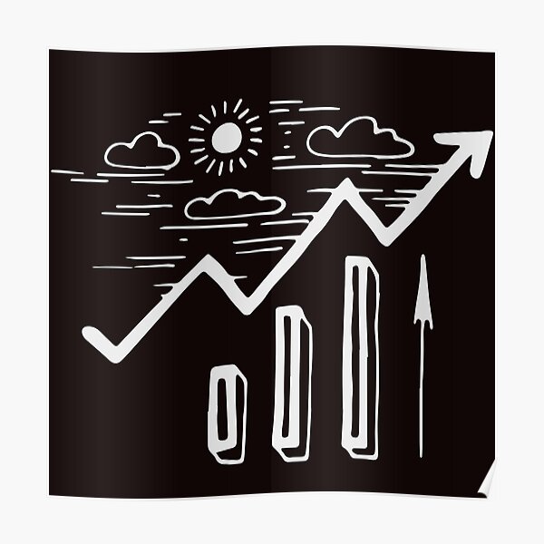 "progress motivational improvement chart" Poster by Kam-designs | Redbubble