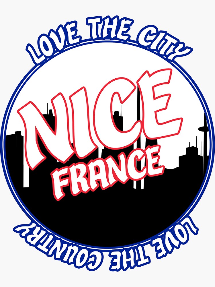 "Nice France City logo" Sticker for Sale by lsvds | Redbubble