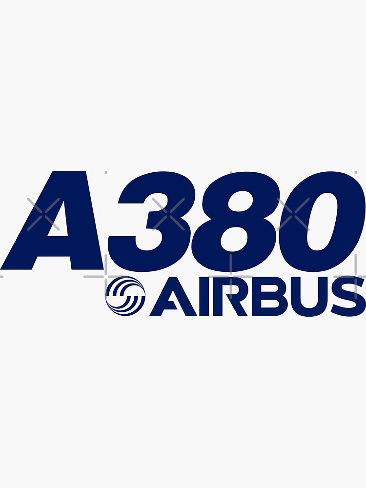 "Airbus A380 Logo" Sticker for Sale by magazinecombate | Redbubble
