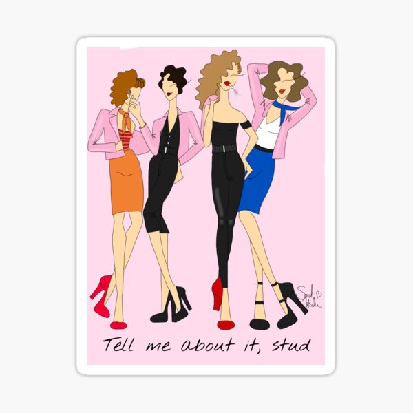 "Grease-Pink Ladies" Sticker for Sale by showland1 | Redbubble
