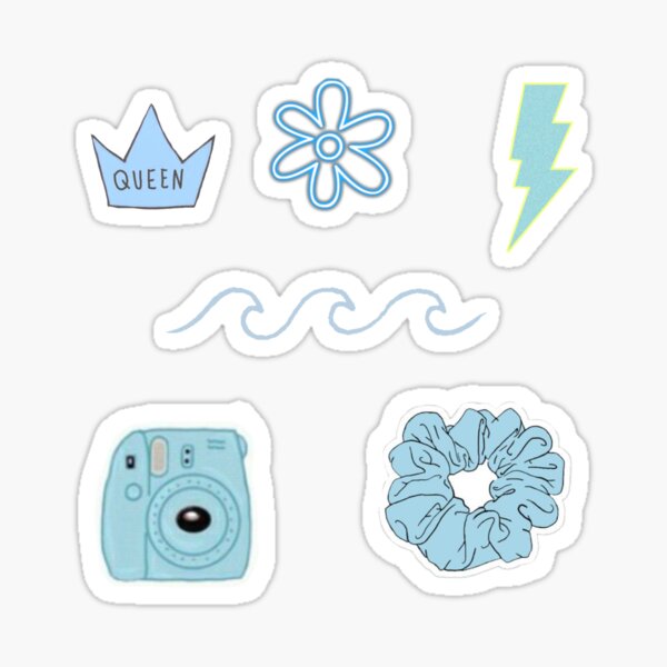 Blue Aesthetic Stickers | Redbubble