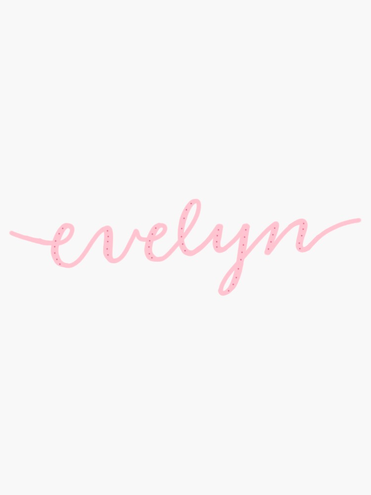 "Evelyn" Sticker for Sale by emmasteinman | Redbubble