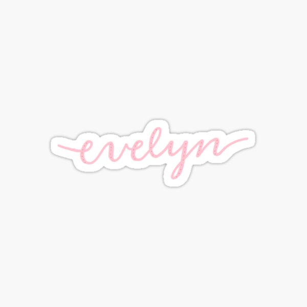 "Evelyn" Sticker for Sale by emmasteinman | Redbubble