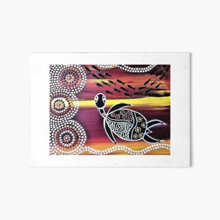 "Turtle Man" Art Board Print for Sale by JennyBailey | Redbubble
