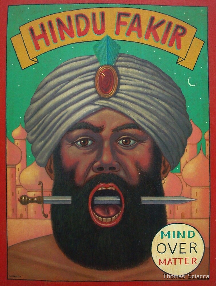 "Hindu Fakir" by Thomas Sciacca | Redbubble