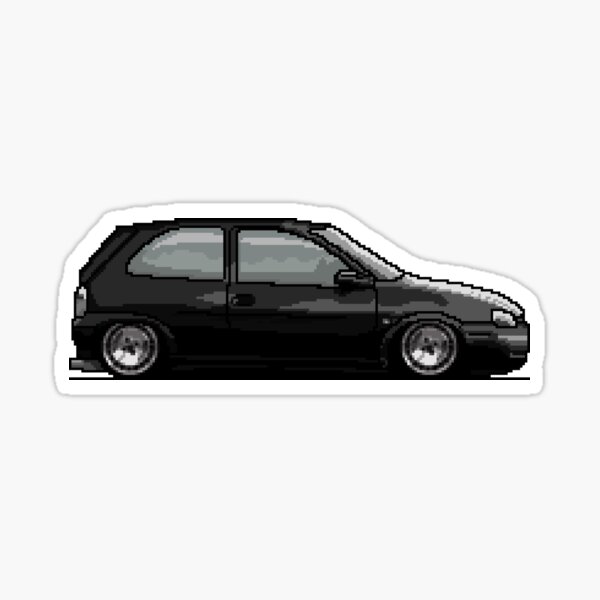 "Corsa 'B'" Sticker for Sale by Lowcorsa | Redbubble