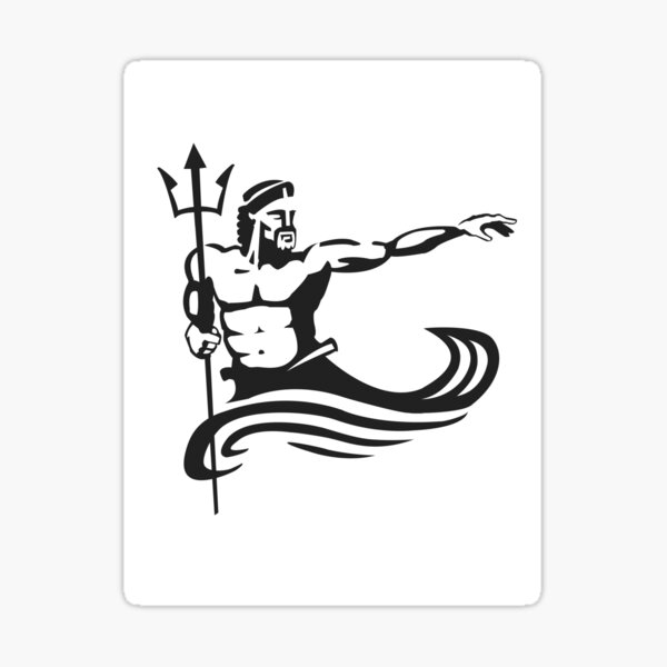 "Neptune" Sticker for Sale by robertemerald | Redbubble