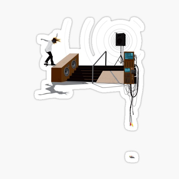 "Six Stair Sound System" Sticker for Sale by nickford | Redbubble