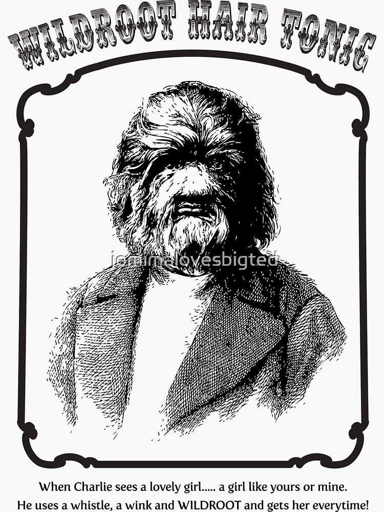 "Wildroot for Wild men" Sticker for Sale by jemimalovesbigted | Redbubble