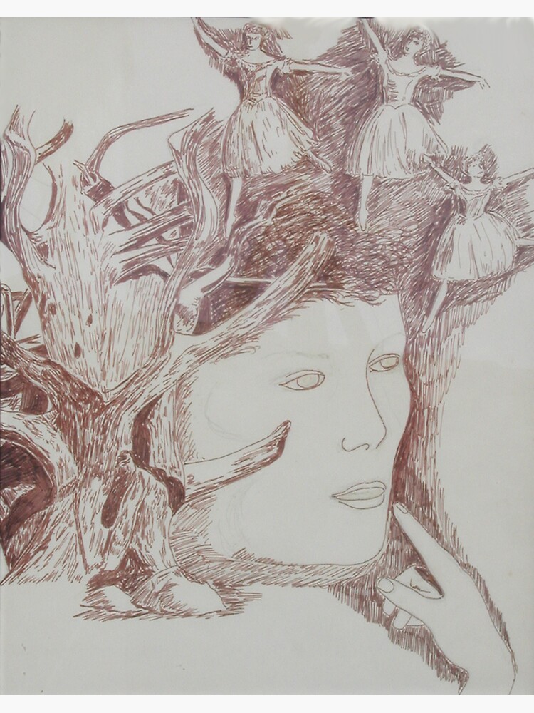 "Dancing Trees" Sticker for Sale by DanMcNay | Redbubble