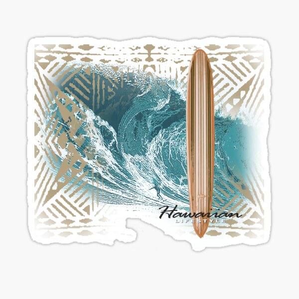 "big wave" Sticker for Sale by redboy | Redbubble
