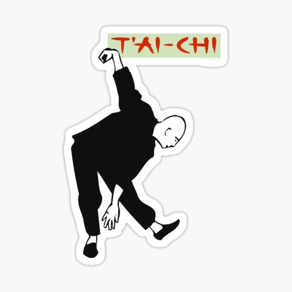 "Tai Chi" Sticker for Sale by itchingink | Redbubble