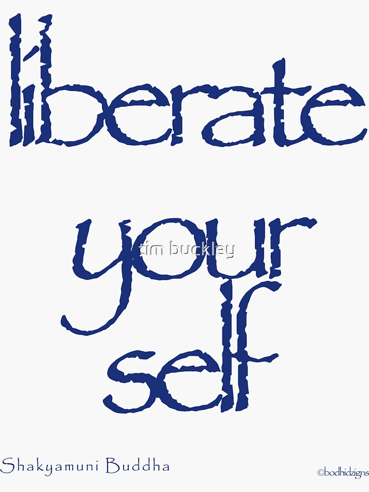"liberation" Sticker by bodhiimages | Redbubble