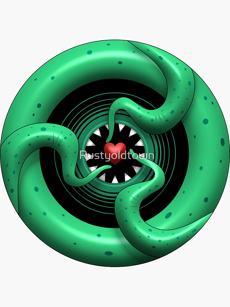 "Cthulhu Heart" Sticker for Sale by Rustyoldtown | Redbubble