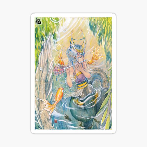 "Daughter of the Sea Dragon King" Sticker for Sale by meomeo | Redbubble