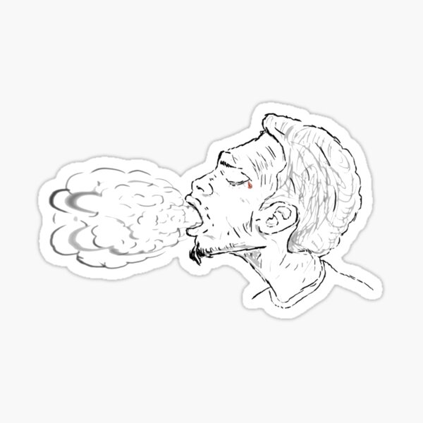 "Smoking Kills" Sticker for Sale by jacktoohey | Redbubble