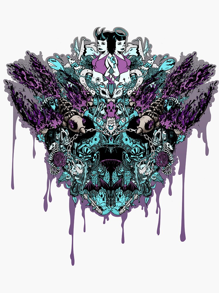 "Ink Bleeds" Sticker by spicydonut | Redbubble