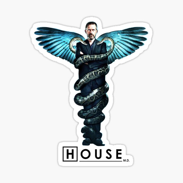 "House MD T-Shirt" Sticker by fm2501 | Redbubble