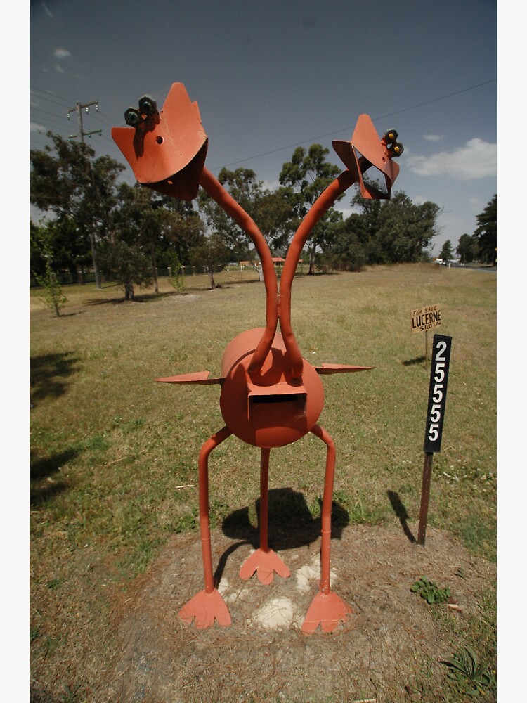 "Letterbox - Two Heads/Three Legs" Sticker for Sale by muz2142 | Redbubble