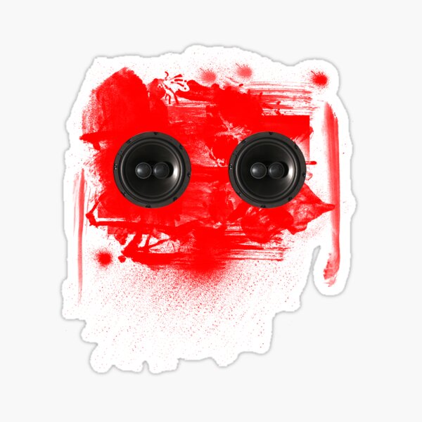 "Speakers" Sticker for Sale by Lowcorsa | Redbubble