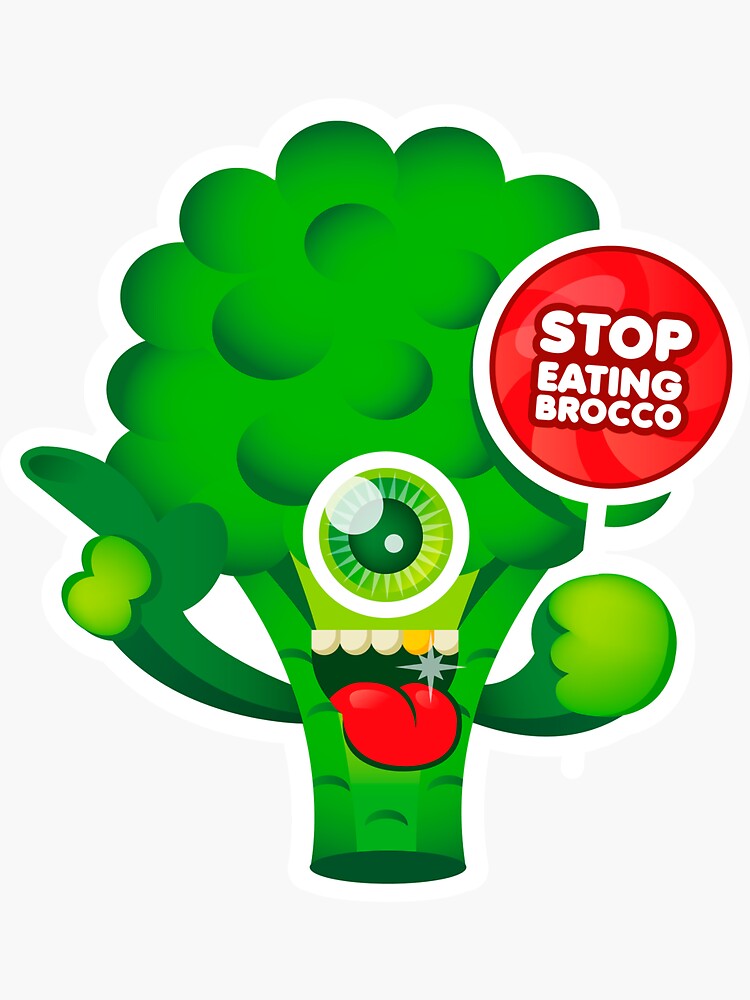 "Brocco Reloaded" Sticker for Sale by candelakis | Redbubble