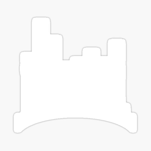 "Hardstyle T-Shirt - WhiteLine" Sticker by Coreper | Redbubble