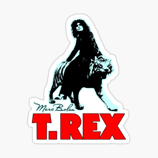 T Rex Band Stickers | Redbubble