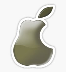 Apple Logo Parody Stickers | Redbubble