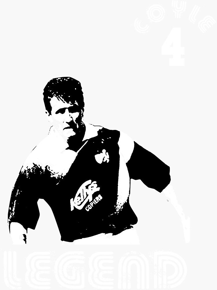 "Raith Rovers legend Ronnie Coyle" Sticker by ScottishFitba | Redbubble