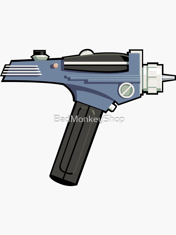 "Ray Gun #2" Sticker for Sale by BadMonkeyShop | Redbubble