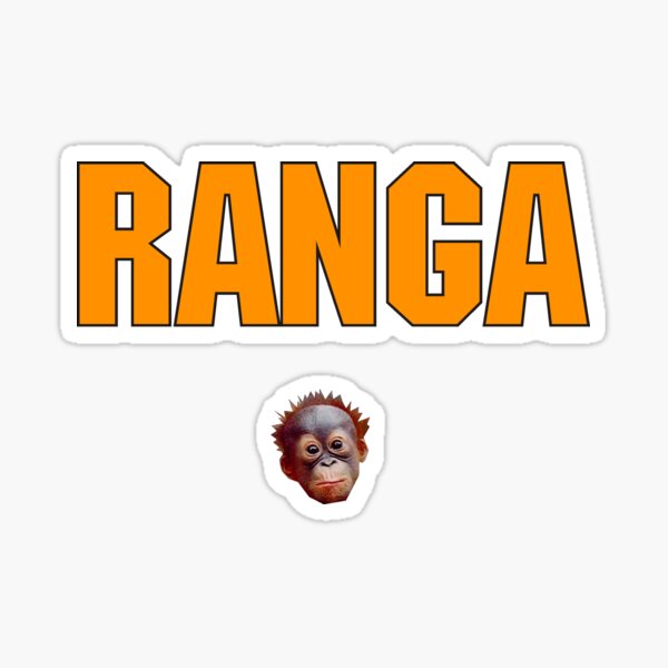 "RANGA" Sticker for Sale by watertigerleo | Redbubble